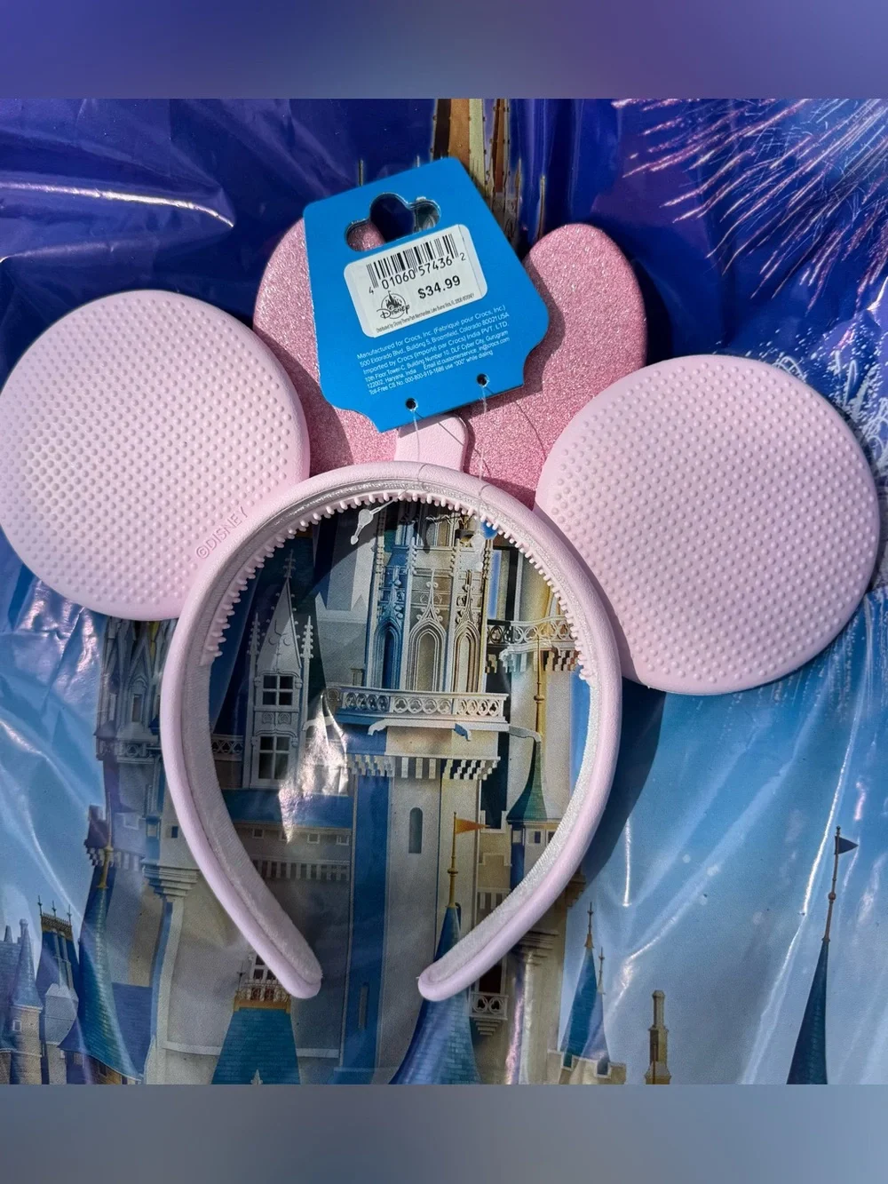 CROCS | Accessories | Crocs Disney Minnie Mouse Ears Headband Pink 226 ...